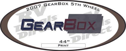 Gearbox Fleetwood 5th Wheel Replacement RV Decals & Graphics