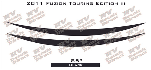 Fuzion Keystone Touring Edition 5th Wheel Replacement RV Decals & Graphics