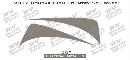 Cougar High Country Keystone 5th Wheel Replacement RV Decals & Graphics