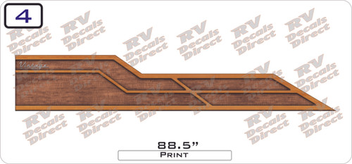 Vintage Cruiser Gulfstream Travel Trailer Replacement RV Decals & Graphics