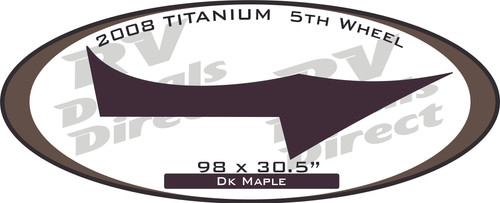 Titanium Glendale 5th Wheel Replacement RV Decals & Graphics