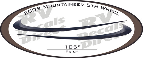 Mountaineer Keystone 5th Wheel Replacement RV Decals & Graphics