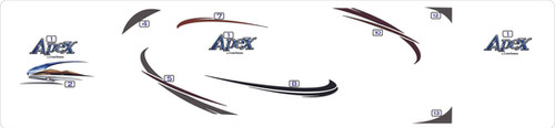 COMPLETE DECAL KIT (2012 Apex Travel Trailer) | RV Decals Direct