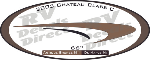 Chateau Class C Thor Replacement RV Decals & Graphics