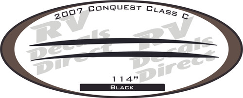 Conquest Gulf Stream Class C Replacement RV Decals & Graphics