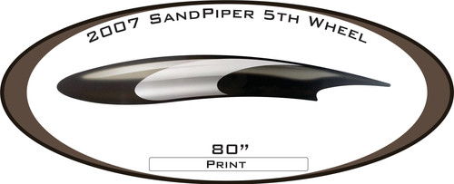 2007 Sandpiper 5th Wheel | USA - RV Decals Direct