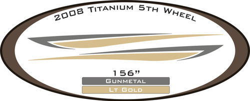 2008 Titanium 5th Wheel | RV Decals Direct