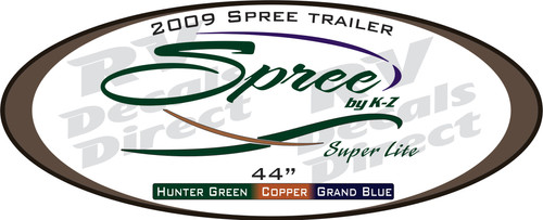 2009 Spree Travel Trailer | RV Decals Direct