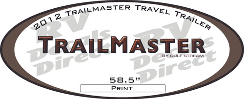 Trailmaster Gulfstream Travel Trailer Replacement RV Decals & Graphics