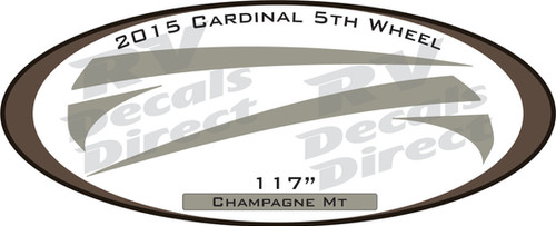 2015 Cardinal 5th Wheel | RV Decals Direct