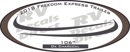 Freedom Express Coachmen Travel Trailer Replacement RV Decals & Graphics