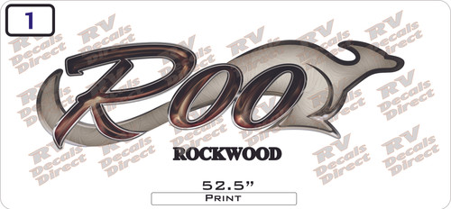 Rockwood Roo Forest River 5th Wheel Replacement RV Decals & Graphics