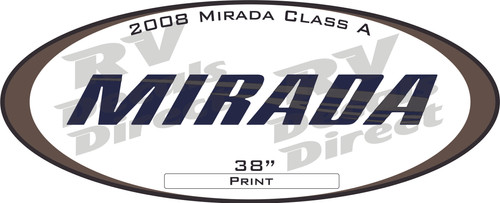 Mirada Coachmen Class A Replacement RV Decals & Graphics
