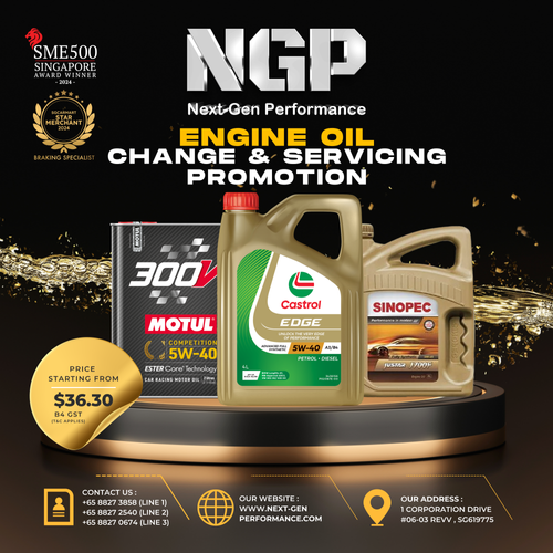 Engine Oil Servicing Packages | NGP Singapore