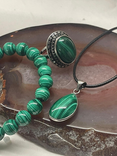 Malachite Set | Happy Buddha