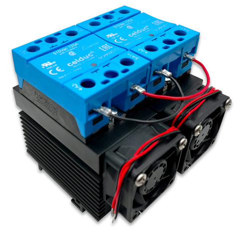 HBC-U90HAA-2-F 65 Amp / 24-600Vac, DC Input Two-Pole Power Controller ...