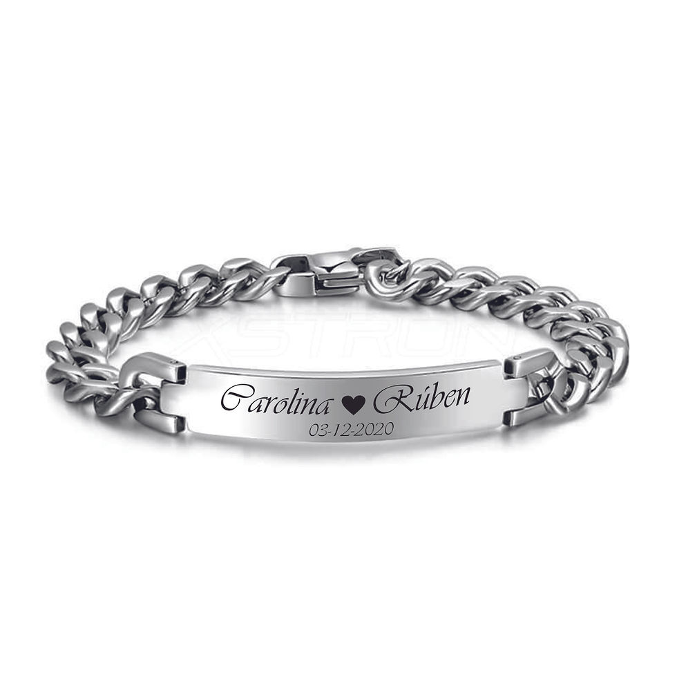 Pulseira personalizada com nomes | Stampme