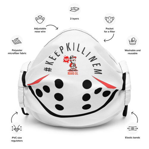 Kill'em All Premium Face Mask | Killem All Beard Oil
