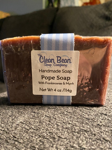 Pope Soap with Frankincense and Myrrh | cleanbean