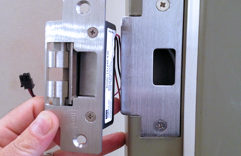 Electric Strike Installation | Calgary Lock & Safe
