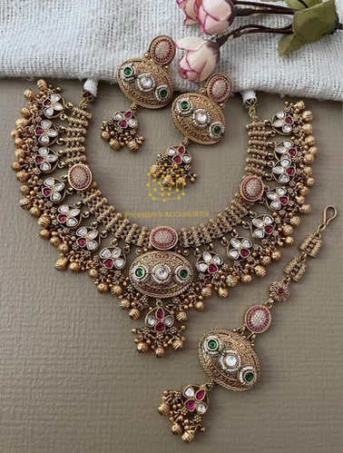 JAALI FILIGREE BRIDAL SET | PinwheelsAccessories