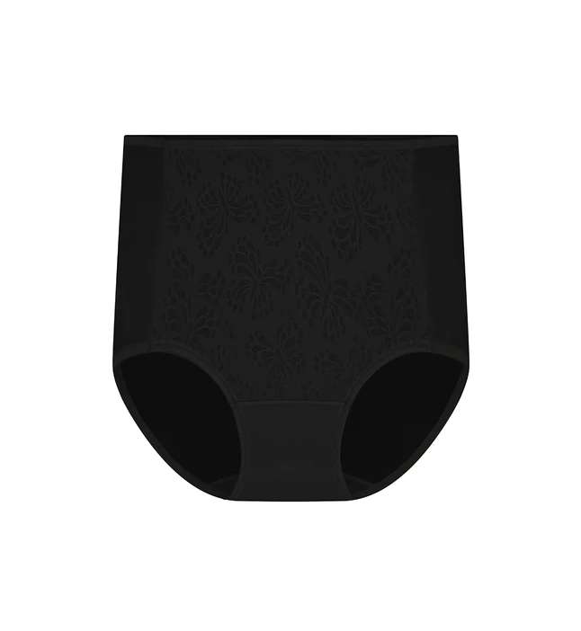 Triumph Lacy Minimiser Maxi (Black) | Intimate Apparel