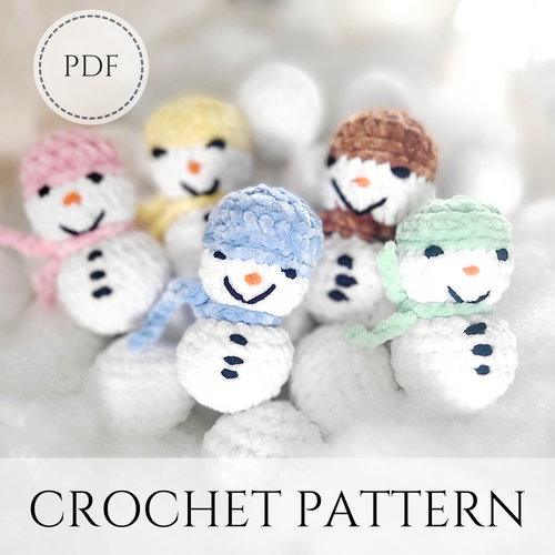My Little Snowman, Crochet Pattern | B'cause of You