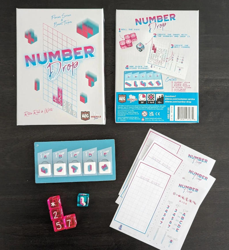 Number Drop Review: A Tetris and Sudoku like board game