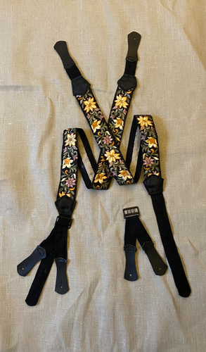 Braces Embroidered | Stitch and Cobble