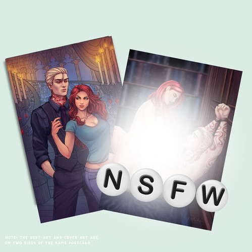 5x7 Double-Sided Postcard - Cover & Sexy Art - Waltzing With Witches ...