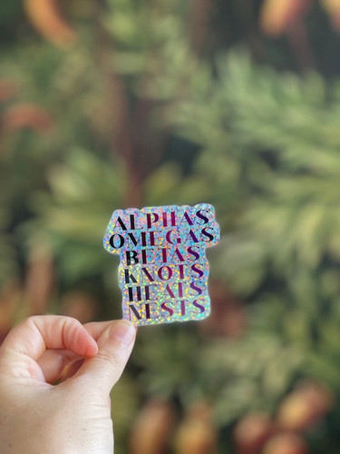 Omegaverse Luv Sticker - 2.5"x2.6" | Anna Fury Author