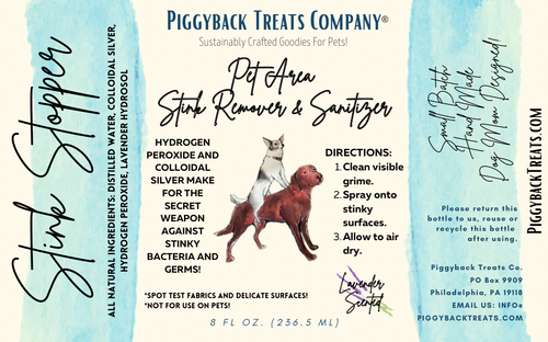 Stink Stopper Pet Area Stink Remover & Sanitizer | piggybacktreats