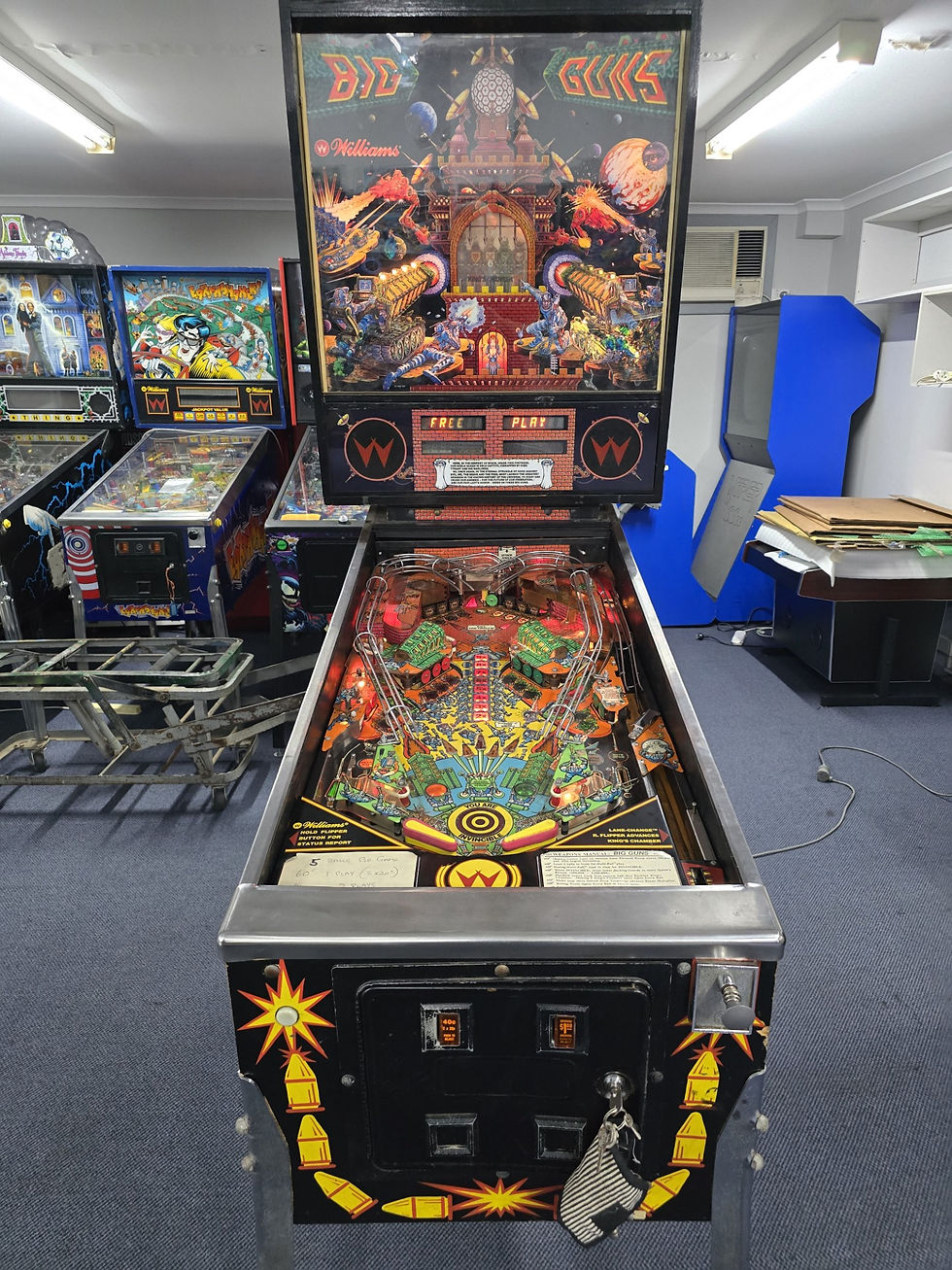 BIG GUNS PINBALL MACHINE | Amusement Worx