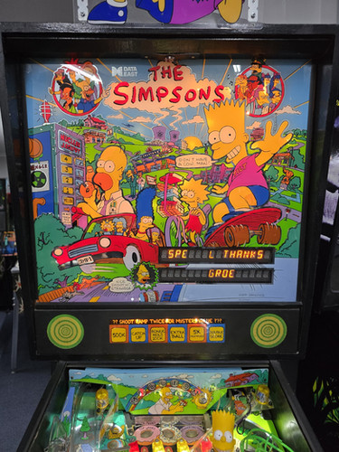 THE SIMPSONS PINBALL MACHINE (Data East) | Amusement Worx