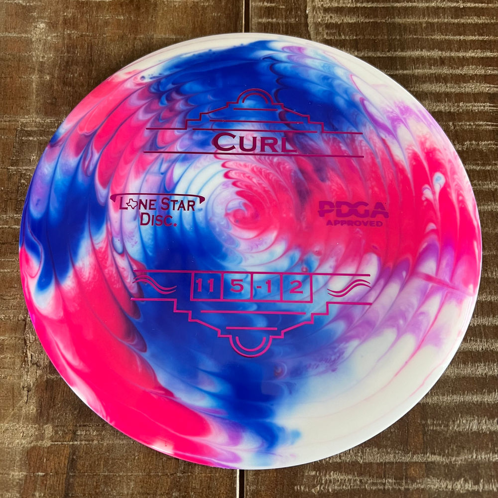 Lone Star Disc Curl (Custom dye by Ink Me Disc Dyes) | VENTUREDISCS