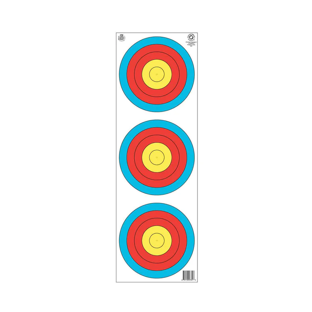 Maple Leaf TA-3X40V 3 Spot Vertical World Championship Target Face ...