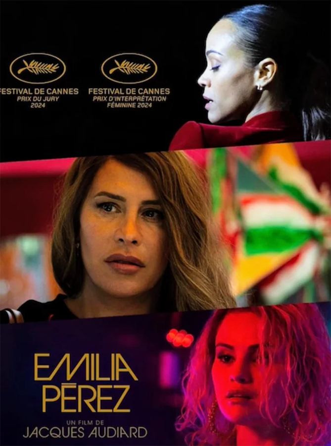 EMILIA PEREZ (France) Last screening 2 Oscar Wins -see Zoe Saldana and ...