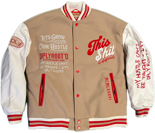 THIS $HIT is DPLYROOT'D - Letterman's Jacket | dplyROOT’D