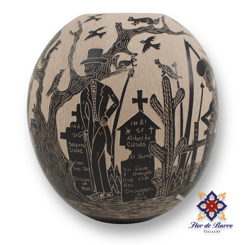 Alfredo Rodriguez | Day of the Dead Elegant Skeletons | Mata Ortiz ...