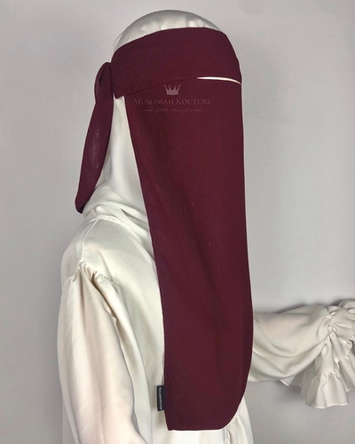One layer Flap niqab | Muslimah Kouture