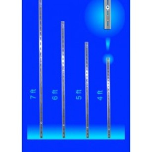 STANDARDS - Medium Duty Slotted Wall Standards with 0.05” Slots "7 ...