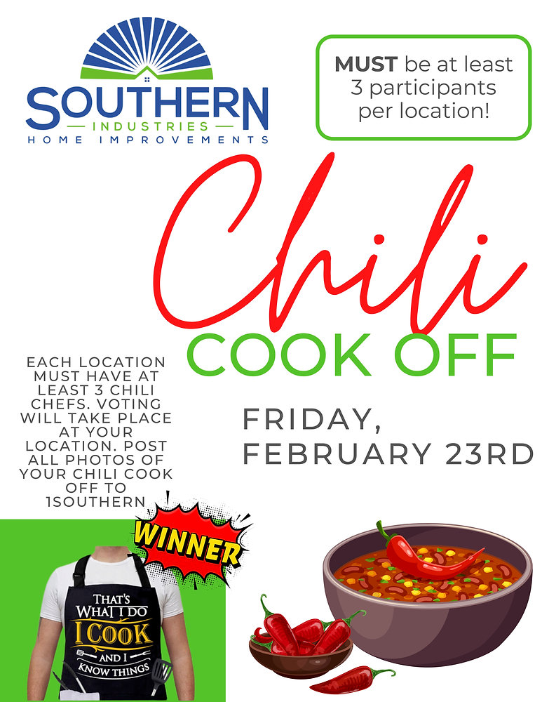 🌶️🏆 Spice Up Your Week: Chili Cook Off This Friday🌶️🏆