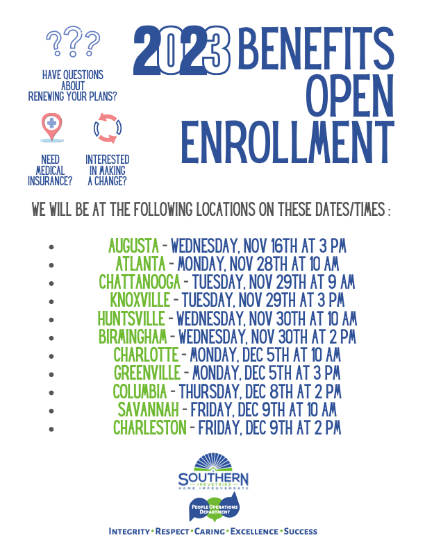 2023 Benefits Open Enrollment