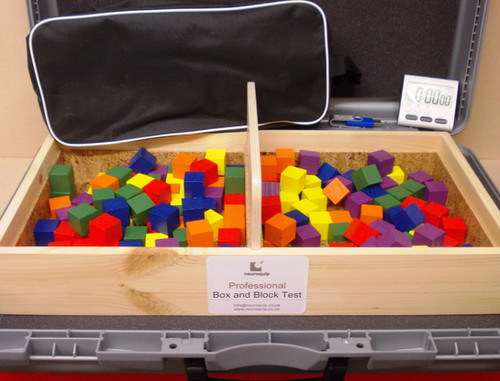 PROFESSIONAL 'BOX & BLOCK' TEST KIT | Neuroquip Ltd