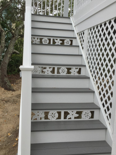 PVC Nautical Stair Risers | Island Creek Designs