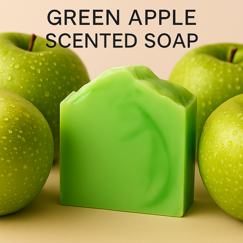 JUICY GREEN APPLE SOAP-HANDCRAFTED SOAP-MOISTURIZING AND FUN TO USE ...