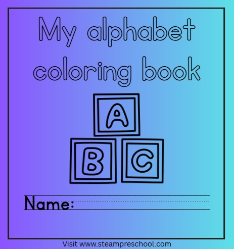 My Alphabet Coloring Book – Preschool Tracing & Letter Recognition Pack ...
