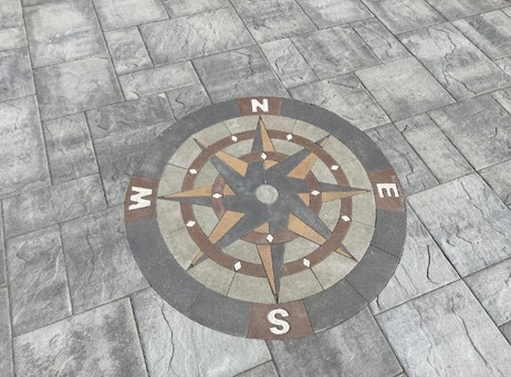 Compass Rose Paver Kit | Compass Designs | Compass Rose