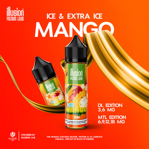ILLUSION E-LIQ"MANGO ICE"MTL | Flavor Land