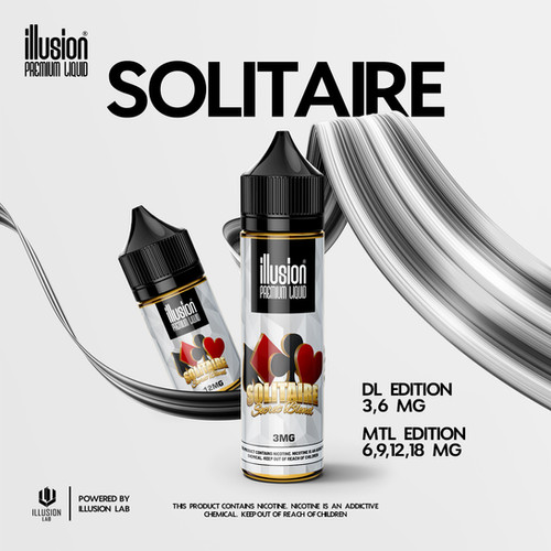 ILLUSION E-LIQ"SOLITAIRE "MTL | Flavor Land